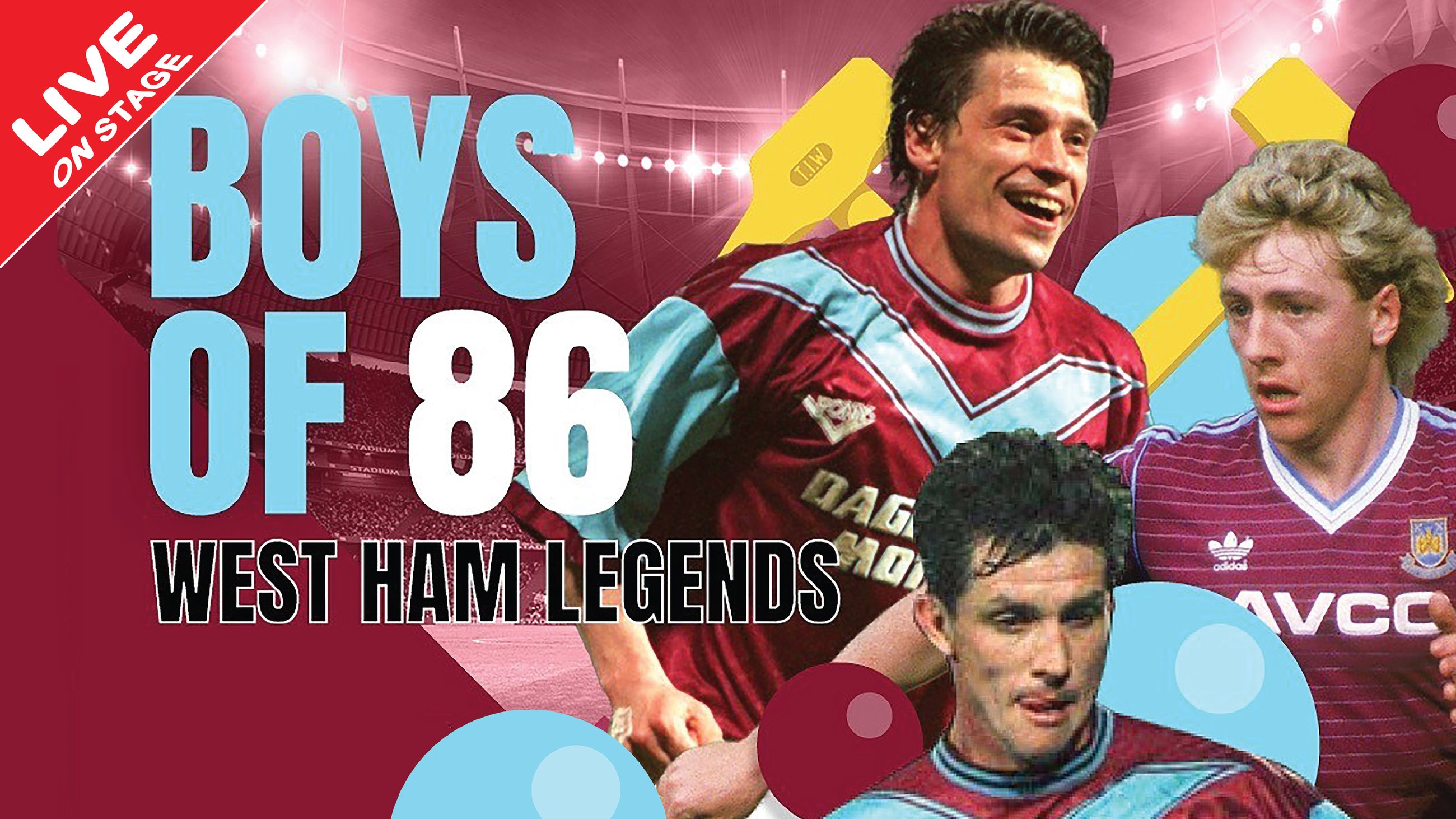 An Evening with West Ham Legends (Boys of '86) - Campus West